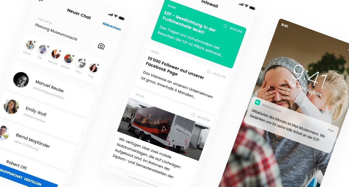 Mitarbeiter Apps für Mehrwerte im Unternehmen | The Swiss Digital